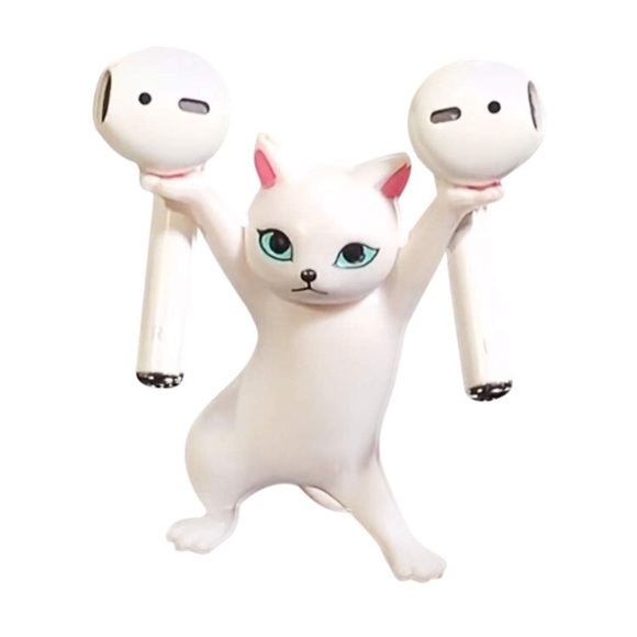 Accessories | Magnetic Cute Cat Airpod Holder Headphone Stand | Poshmark